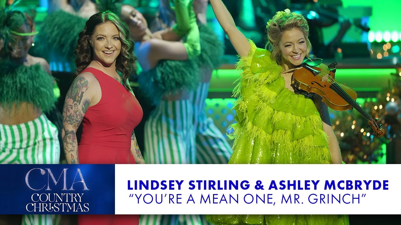 Lindsey Sterling and Ashley McBryde Perform on CMA Country Christmas ...