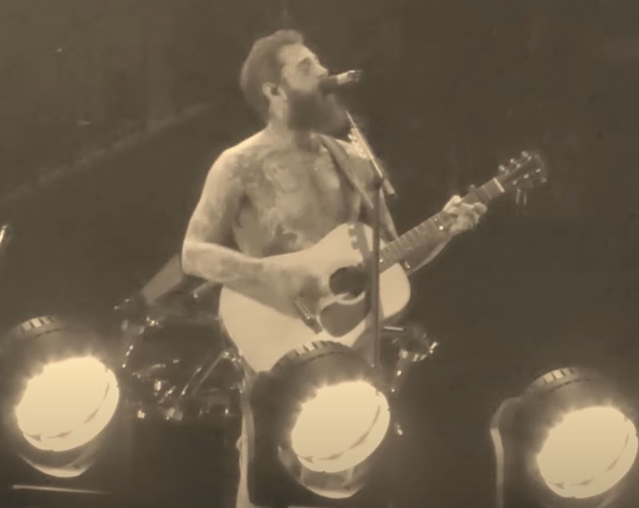 Post Malone Performs "As Good as I Once Was" at The American Rodeo ...